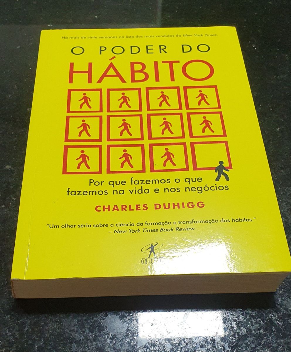 Livro - O Poder do Hábito | Livro Objetiva Nunca Usado 99610108 | enjoei