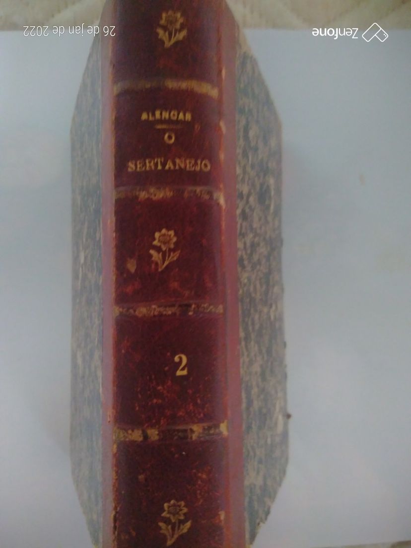 Livro O Sertanejo José de Alencar Original 1875 Volumes 1 e 2 | Livro ...