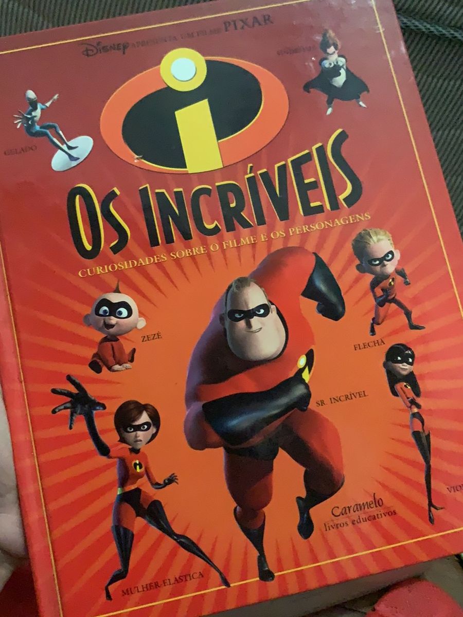 Livro Oficial Os Incríveis Curiosidades sobre O Filme | Livro Disney ...
