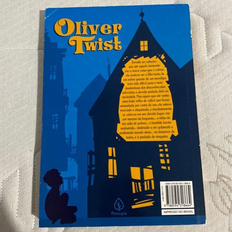 Capa Do Livro Oliver Twist Grandes Clássicos: Charles Dickens Para