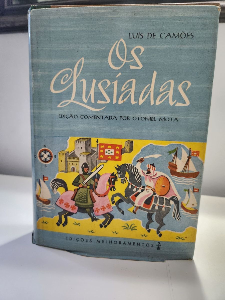 Livro Os Lusíadas de Luis de Camões Edição Comentada por Otoniel Mota ...