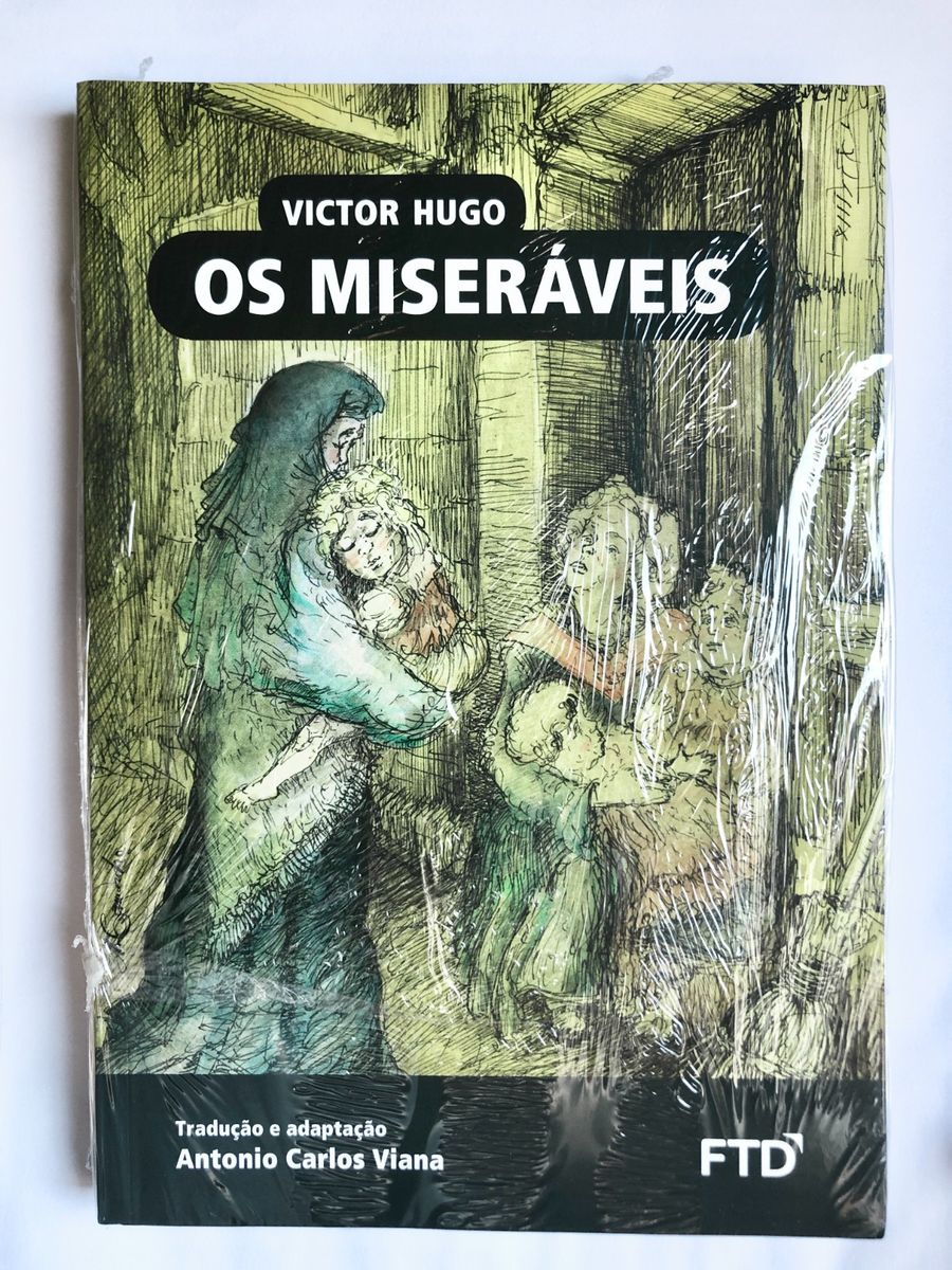 Livro "os Miseráveis", de Victor Hugo, Editora Ftd, Lacrado | Livro ...