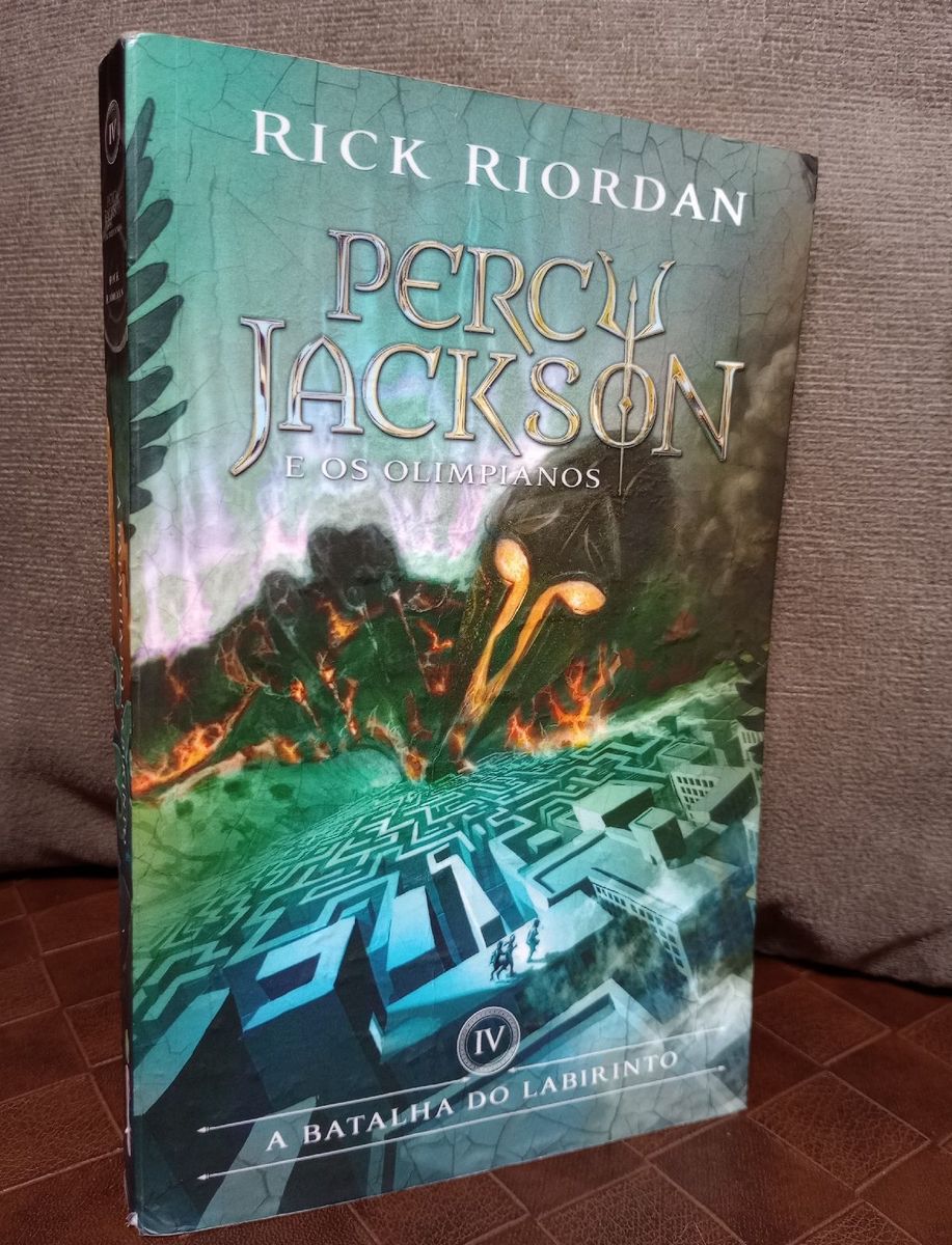 Livro Percy Jackson e Os Olimpiano Vol 4- O Labirinto | Livro Percy ... Livro Percy Jackson e Os Olimpiano Vol 4- O Labirinto | Livro Percy ...