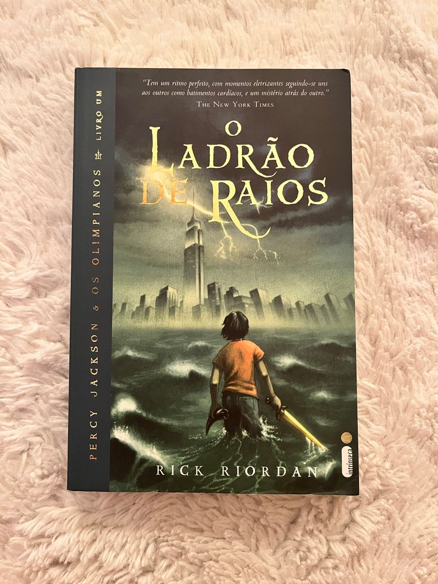 Livro Percy Jackson, Ladrão de Raios. | Livro Usado 127507380 | enjoei