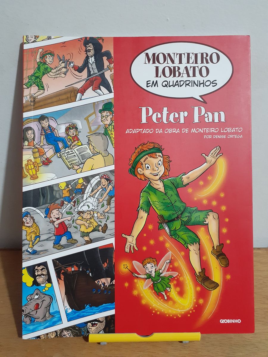 Livro Peter Pan Adaptado da Obra de Monteiro Lobato em Quadrinhos ...