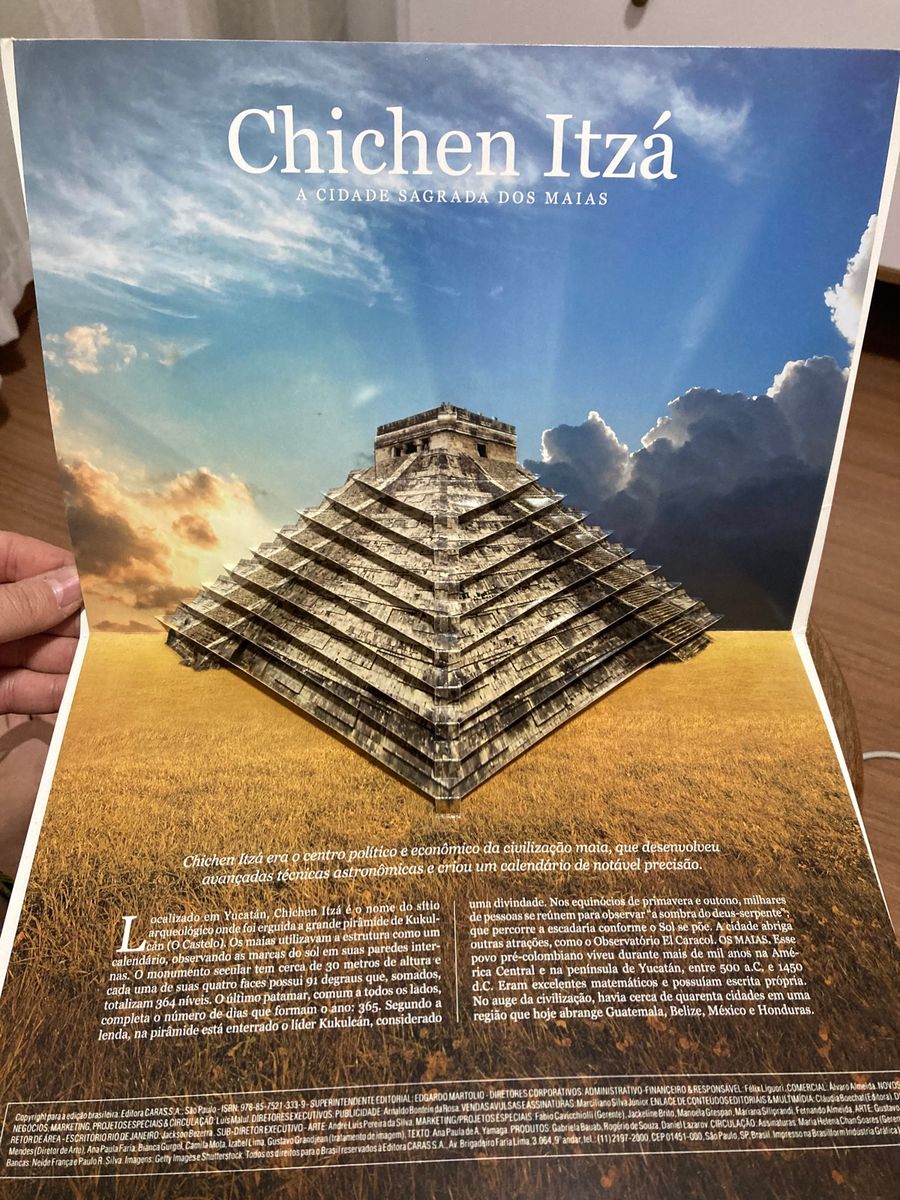 Livro Pop-up Chichen Itzá México | Livro Editora Caras Usado 82839297 ...