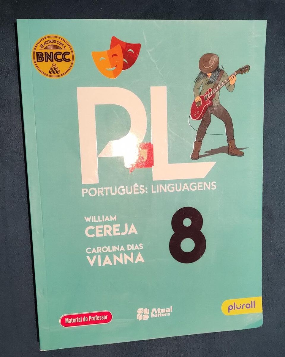 Livro Português Linguagens Atualizado 8º Ano | Livro Ed. Atual Nunca ...