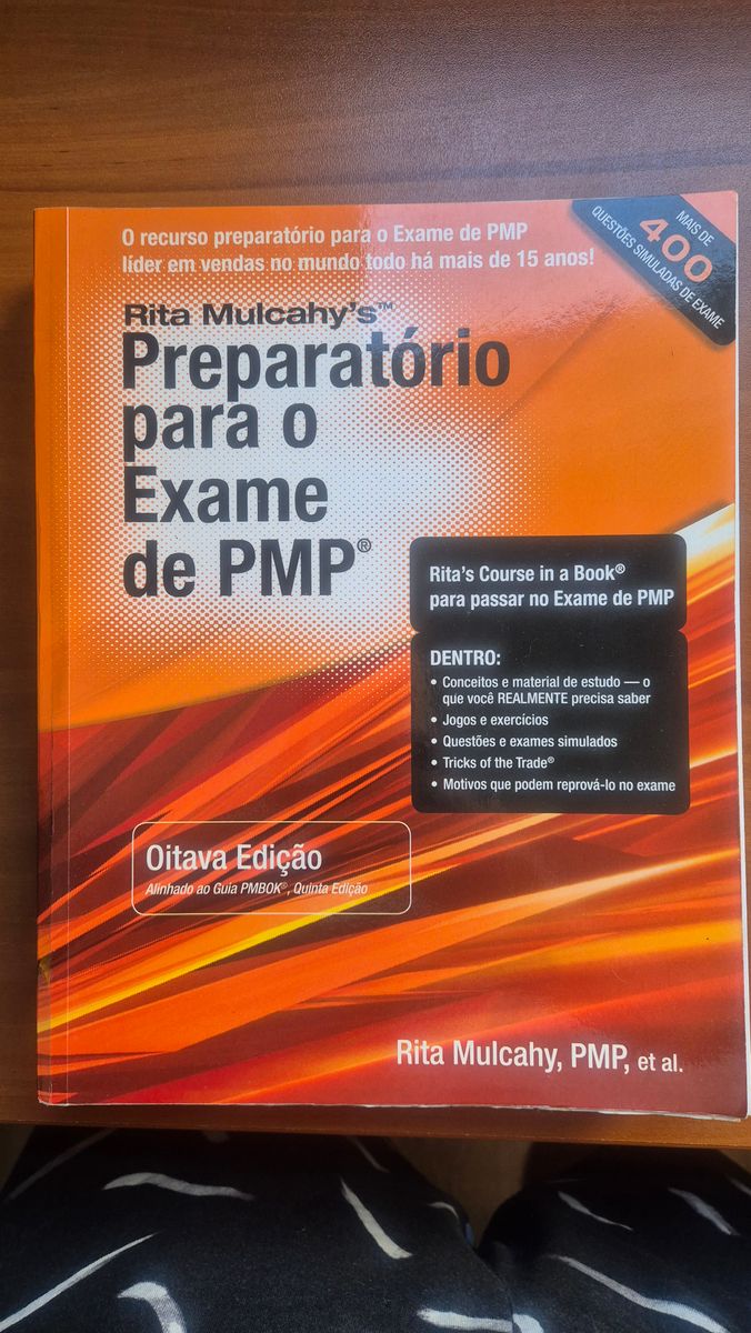 Livro Preparatório P/o Exame de Pmp 8a Edição-rita Mulcahy Especialista ...