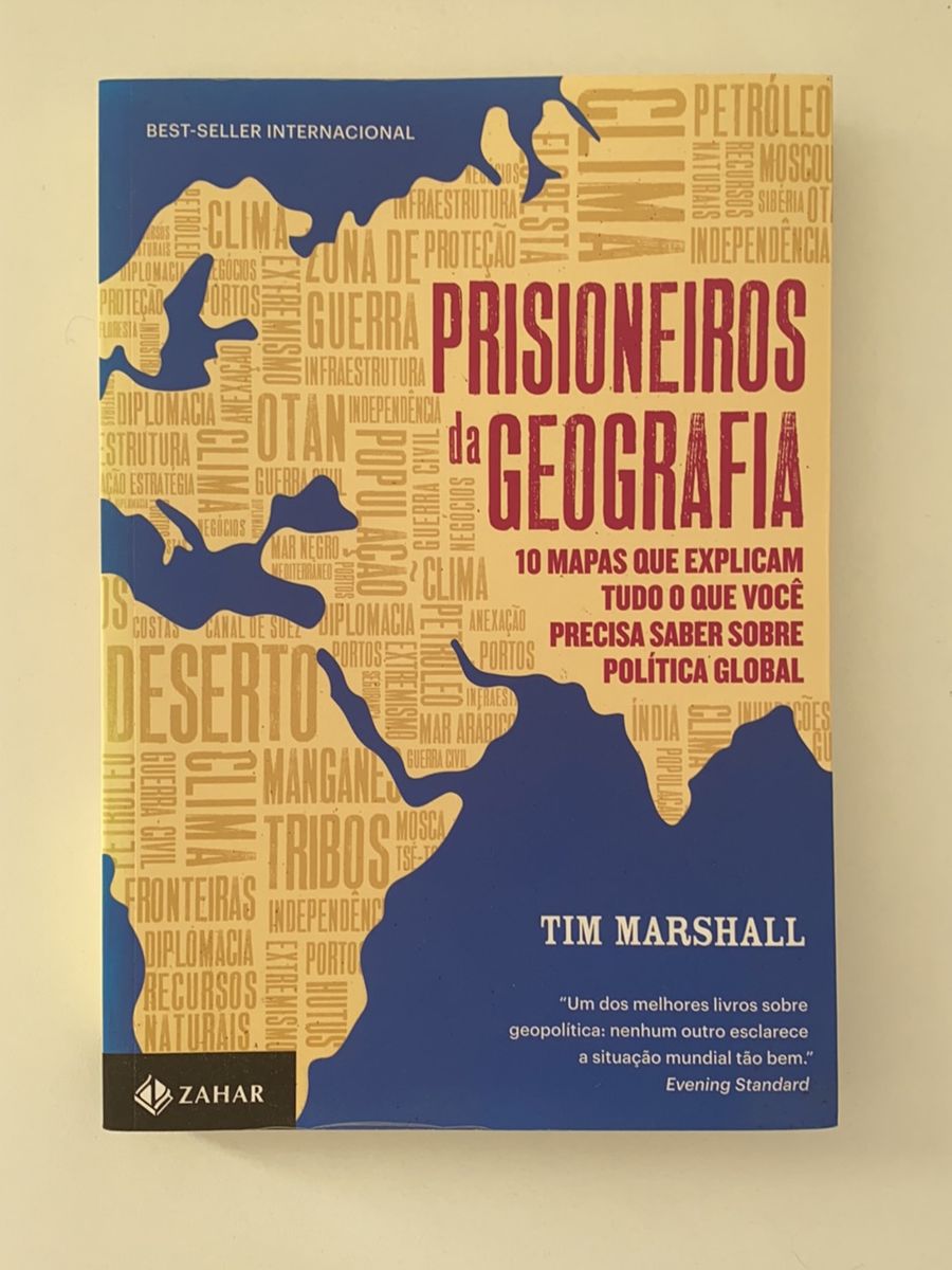 Livro Prisioneiros da Geografia de Tim Marshall | Livro Usado 74824939 | enjoei