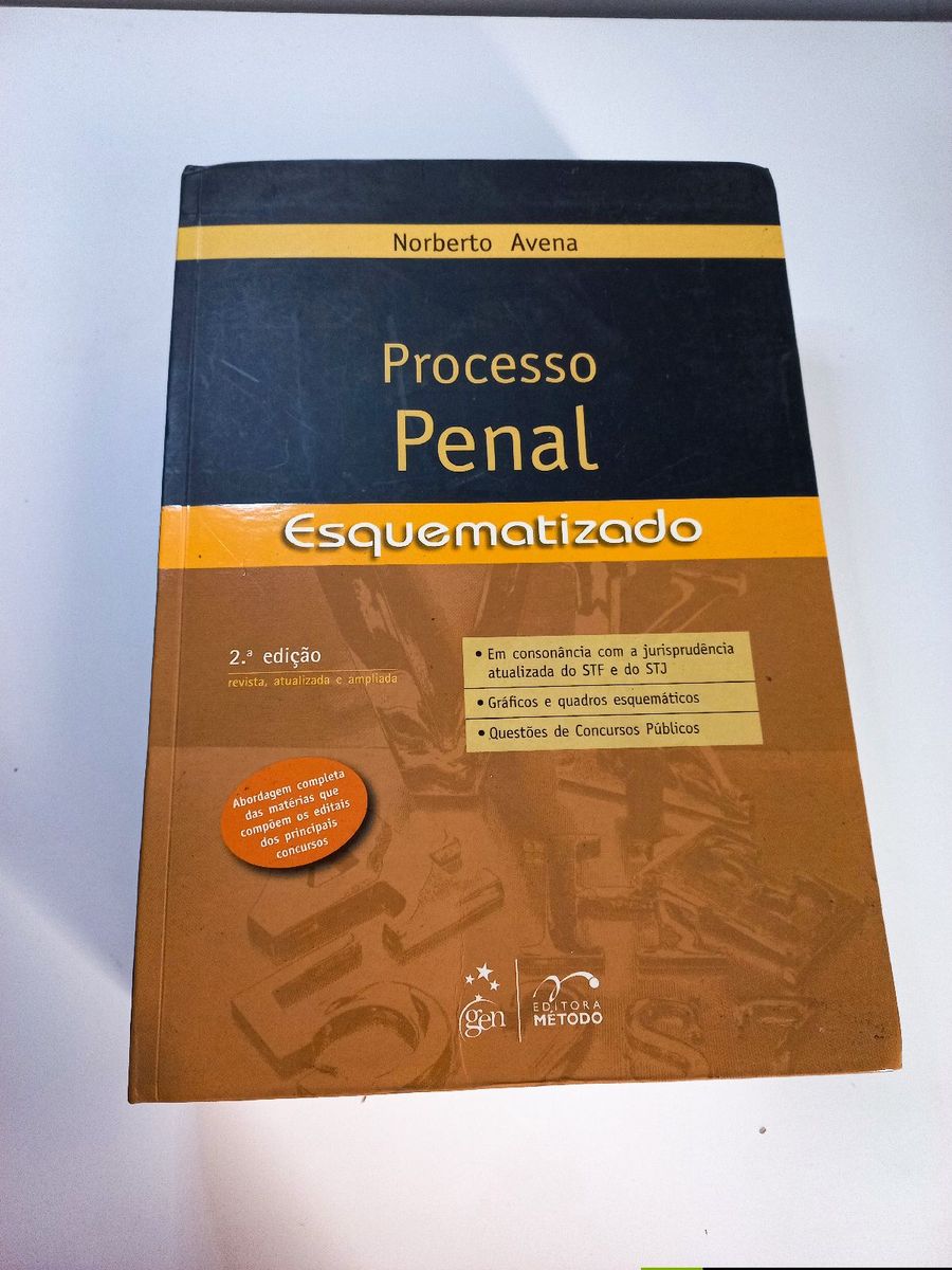 Livro Processo Penal Esquematizado | Livro Editora Metodo Usado 83891196 | enjoei