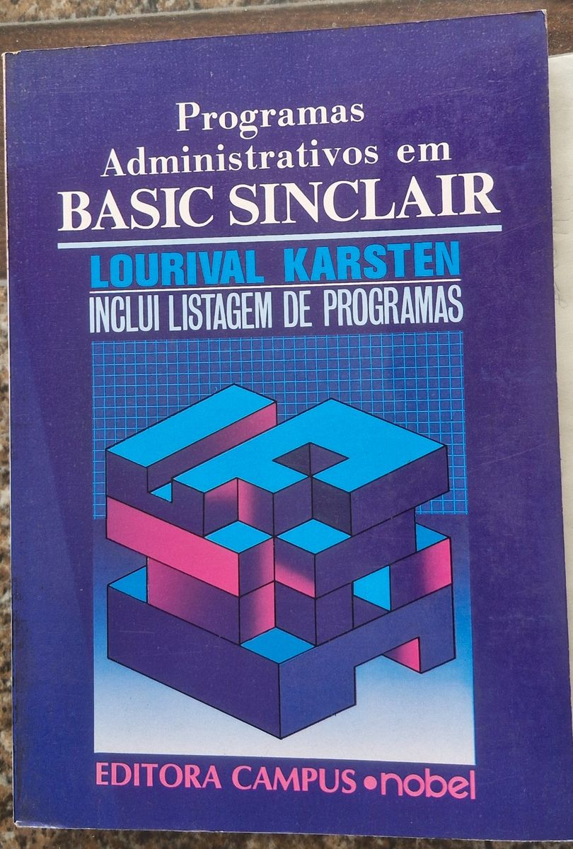 Livro Programas Administrativos em Basic Sinclair | Produto Masculino ...