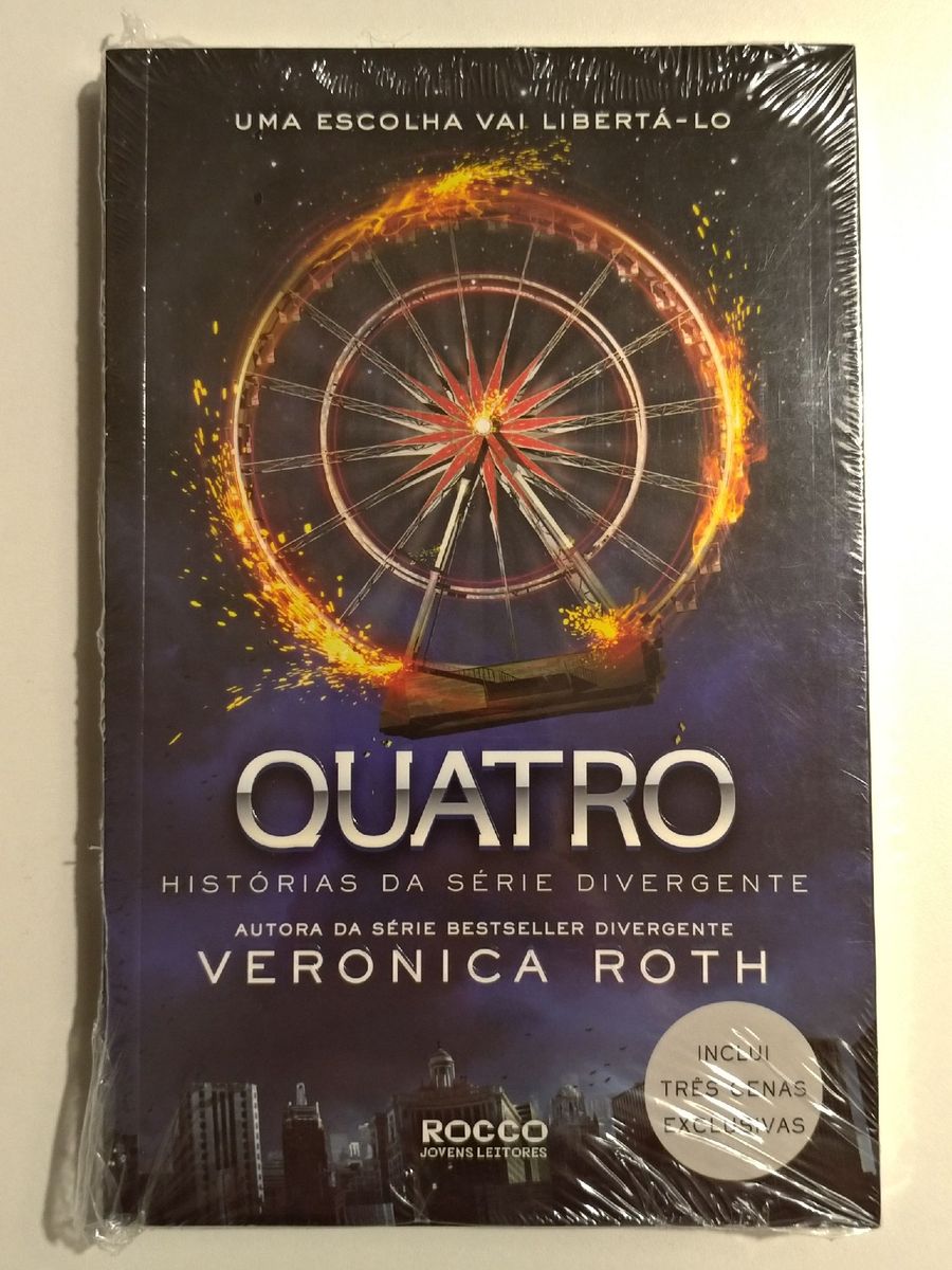Livro Quatro Coleção Divergente Veronica Roth Novo | Livro Rocco Nunca ...