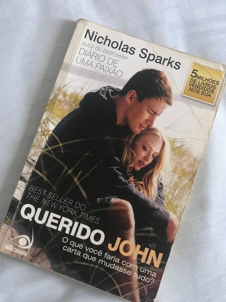 Livro Querido John - Nicholas Sparks | Livro Novo Conceito Usado ...