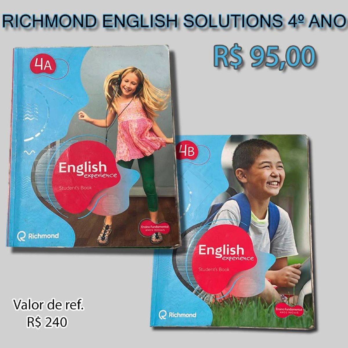 Livro Richmond English Solutions 4º Ano | Item Infantil Richmond Usado ...