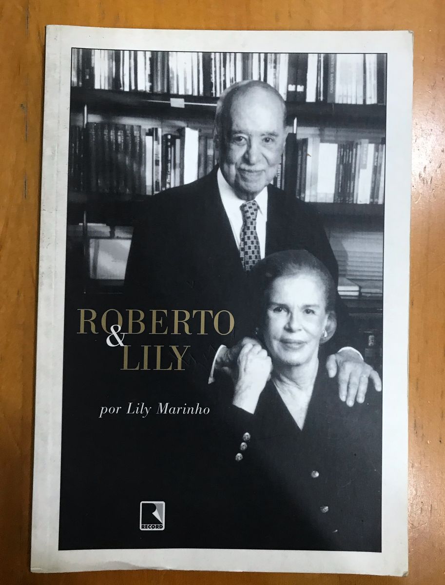 Livro Roberto &lily Lily Marinho | Livro Record Usado 47256710 | enjoei