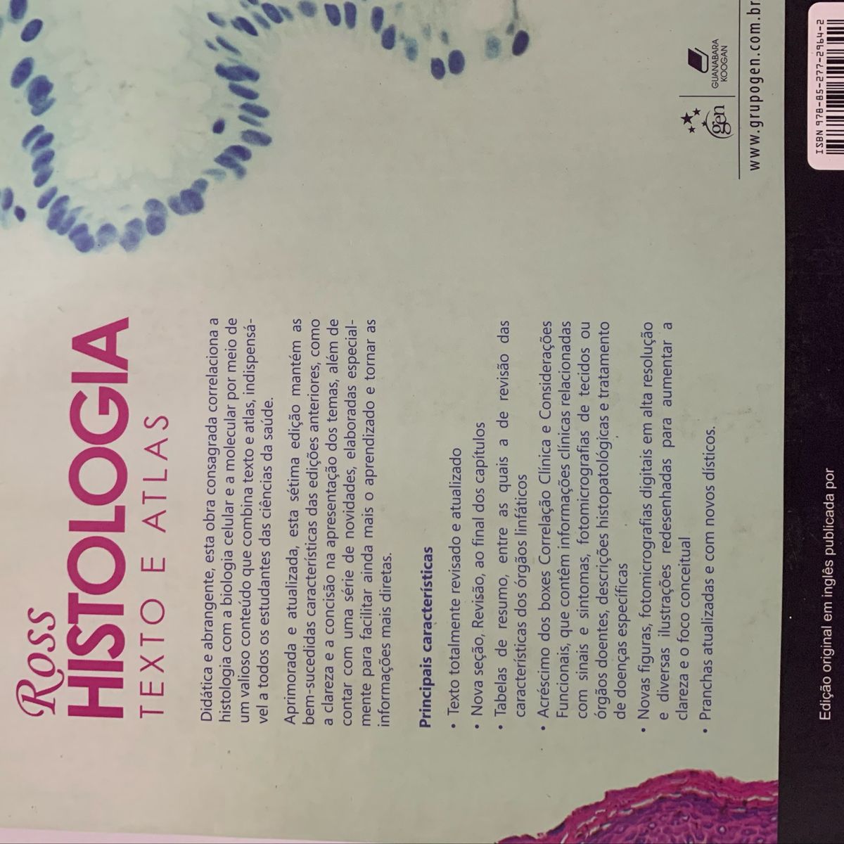 Livro - Ross Histologia | Livro Gen Nunca Usado 80024248 | enjoei