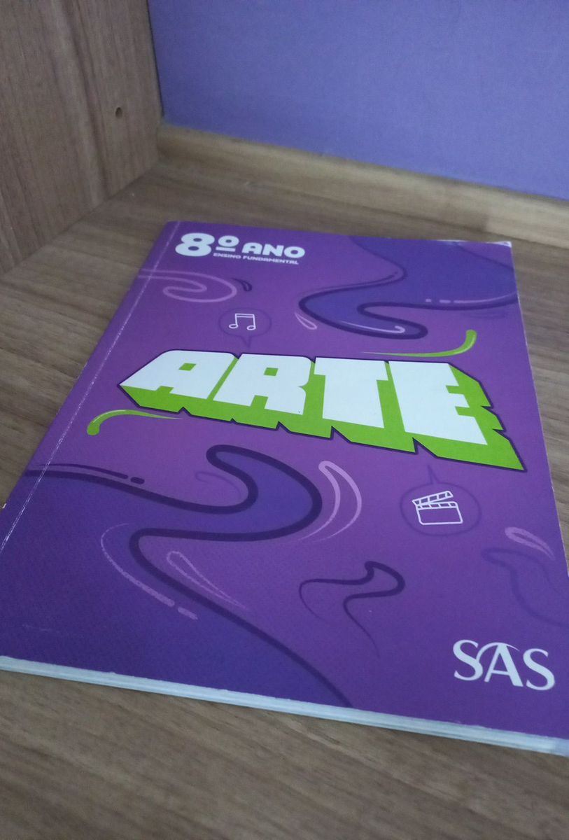 Livro Sas 8o Ano Fundamental Artes | Livro Sas Usado 116609014 | enjoei