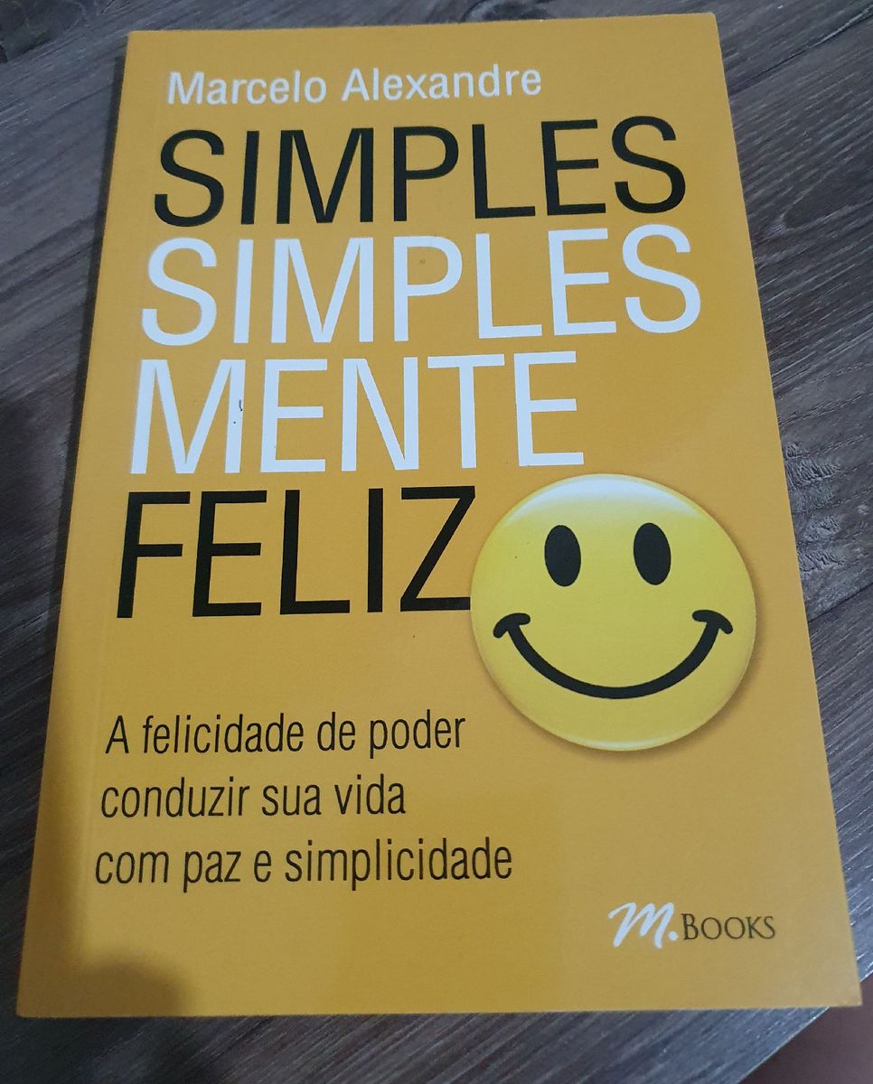 Livro Simples Simplesmente Feliz | Livro Usado 118115767 | enjoei