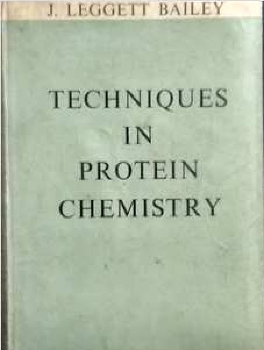 Livro: Techniques In Protein Chemistry. Técnicas em Cremística de ...