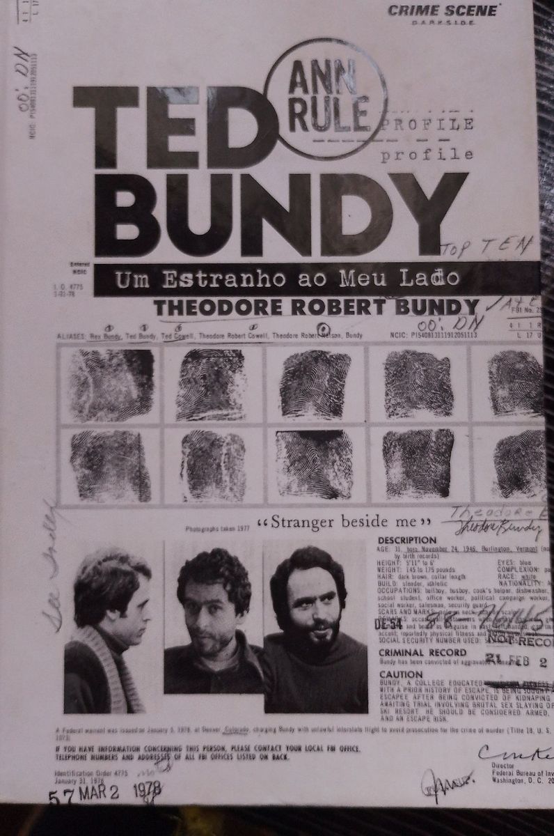 Livro Ted Bundy - Ann Rule | Livro Darkside Usado 108011084 | enjoei