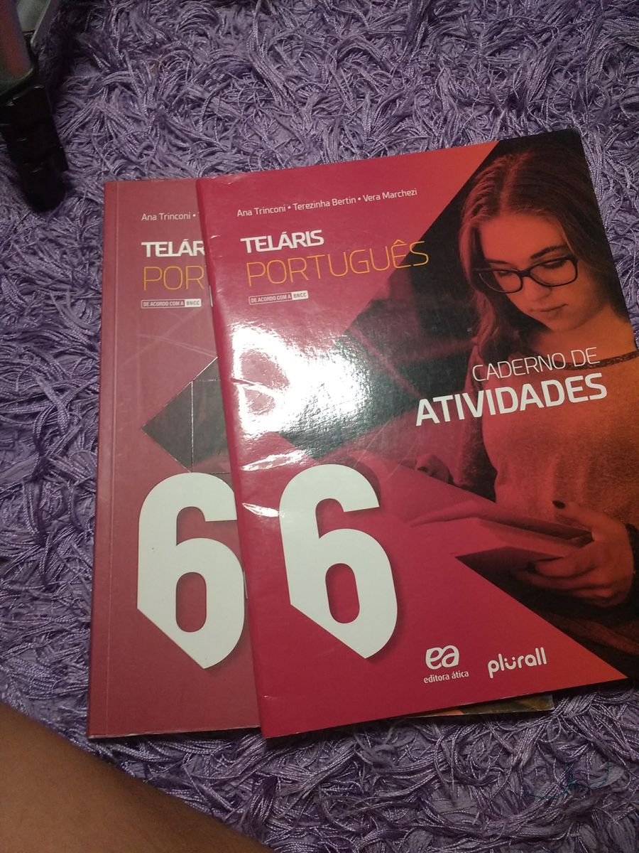 Livro Teláris de Português + Caderno de Atividades Português 6 Ano | Livro Usado 65528906 | enjoei
