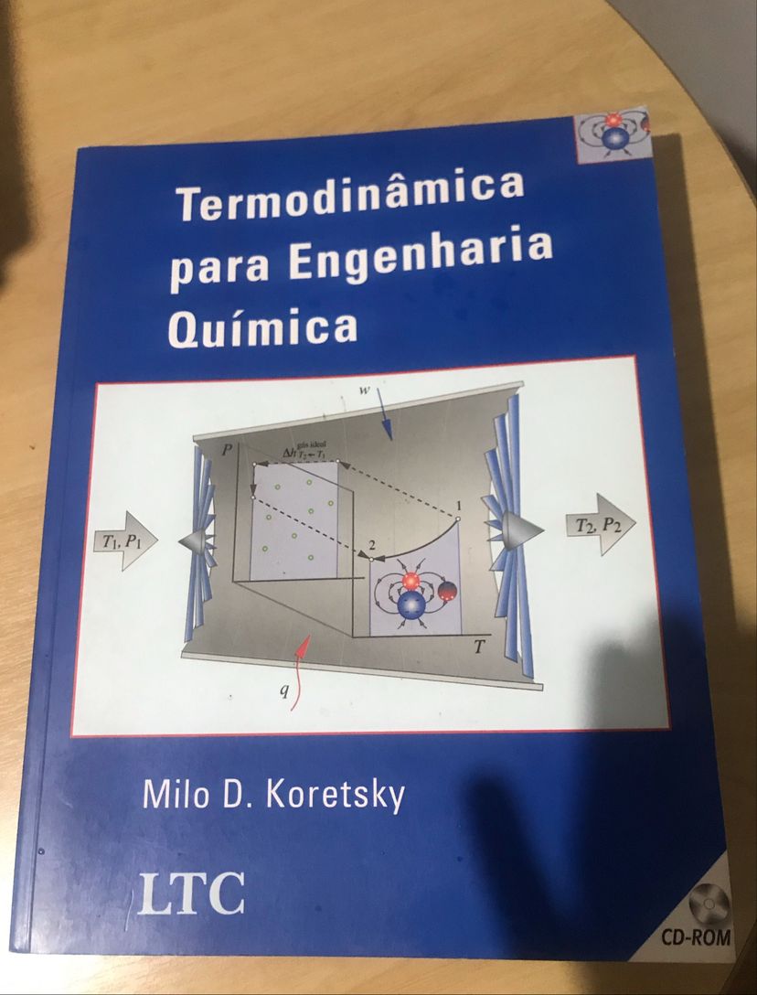 Livro Termodinâmica para Engenharia Química, Milo Koretsky | Livro Milo ...