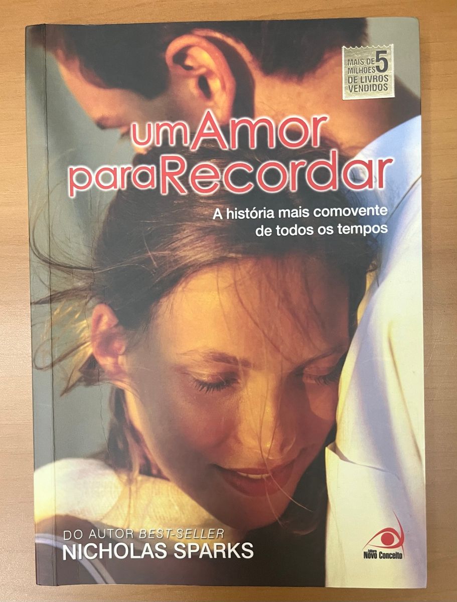 Livro Um Amor para Recordar - Nicholas Sparks | Livro Nicholas Sparks ...