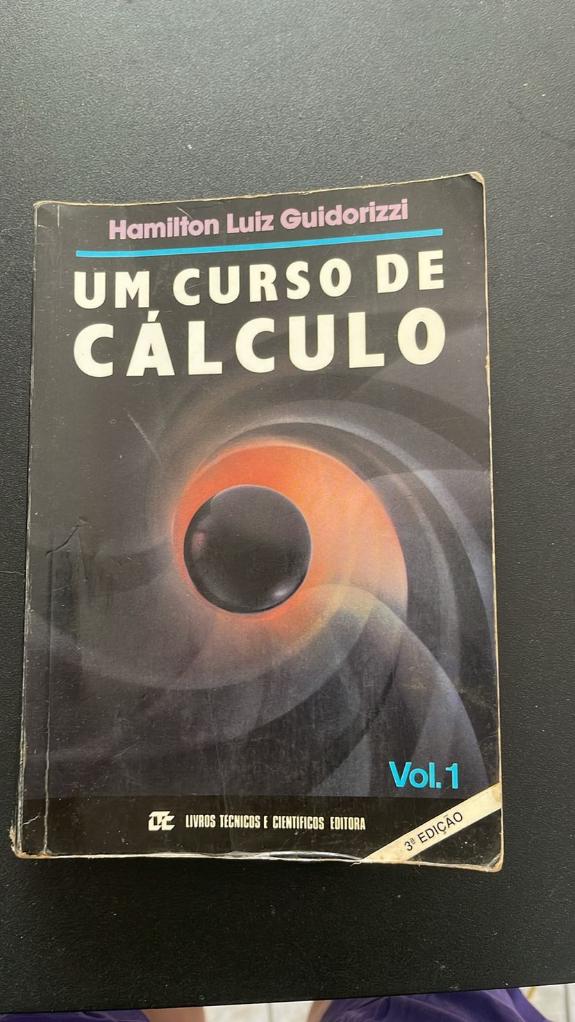 Livro Um Curso de Calculo Vol1 Ltc Otimo Estado | Livro Fisicalbook ... Livro Um Curso de Calculo Vol1 Ltc Otimo Estado | Livro Fisicalbook ...