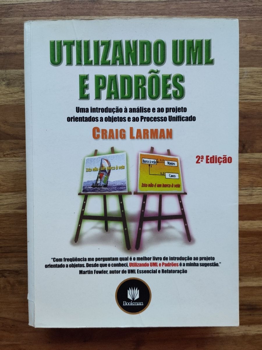 Livro Utilizando Uml e Padrões | Livro Editora Bookman Usado 53598286 ...