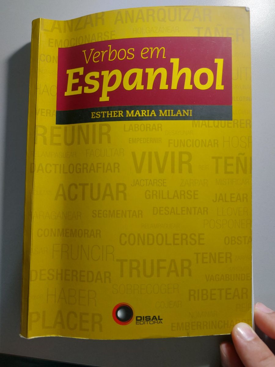 Livro "verbos em Espanhol" | Livro Disal Editora Usado 104755622 | enjoei