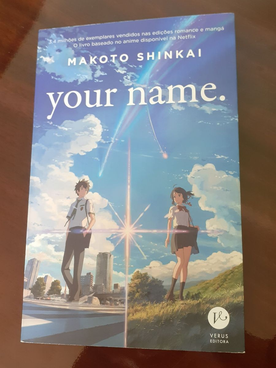 Livro Your Name Kimi No Na Wa Makoto Shinkai Livro Verus Editora