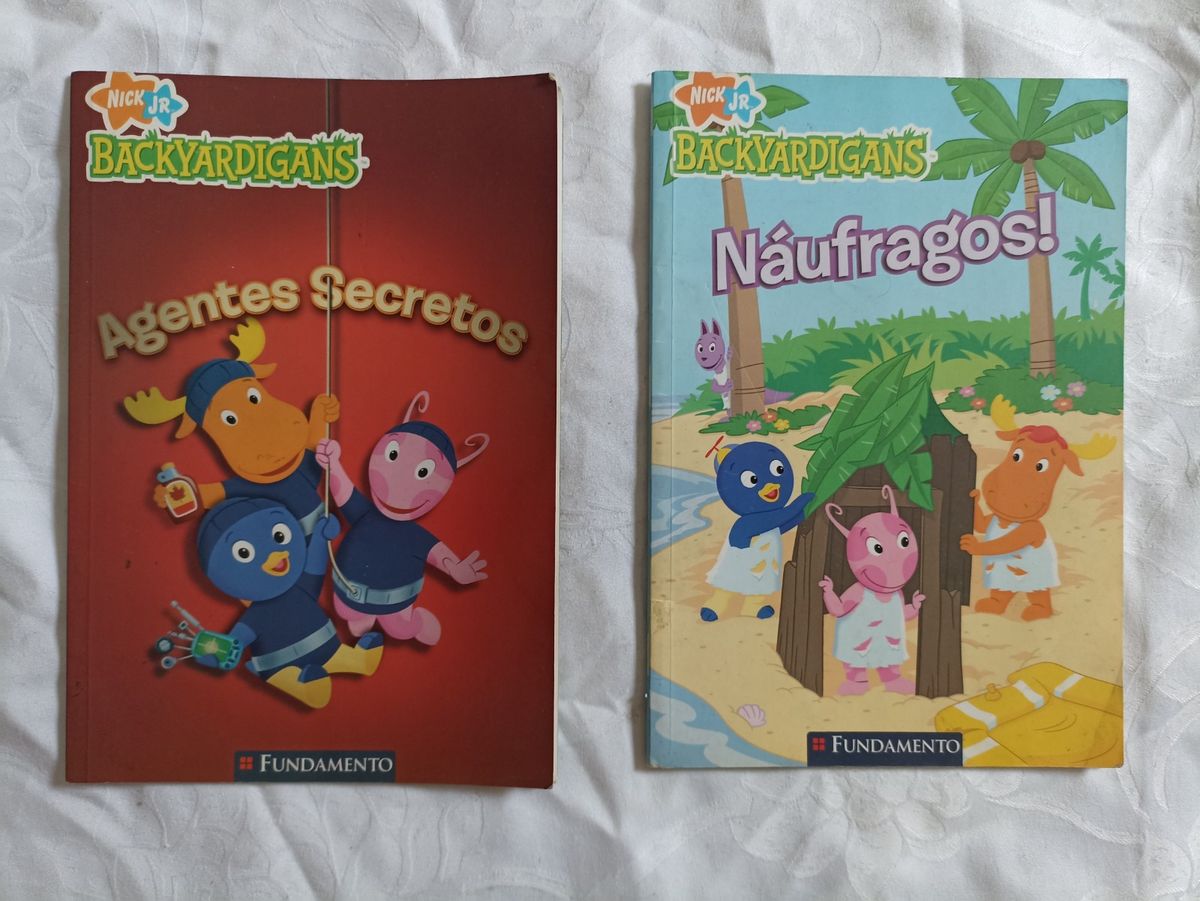 Livros Backyardigans Náufragos e Agentes Secretos | Livro Mcpaul Smith ...