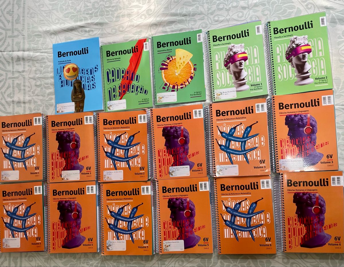 Livros Bernoulli 2022- 3ano/pre Vestibular | Livro Bernoulli Usado ...