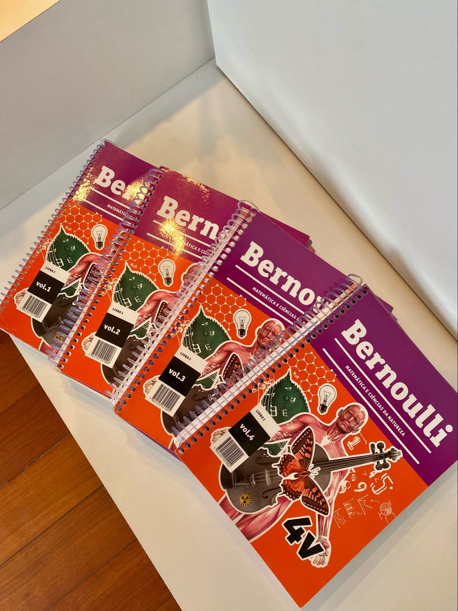 Livros Bernoulli Matemática e Ciências da Natureza 4v | Livro Bernoulli ...