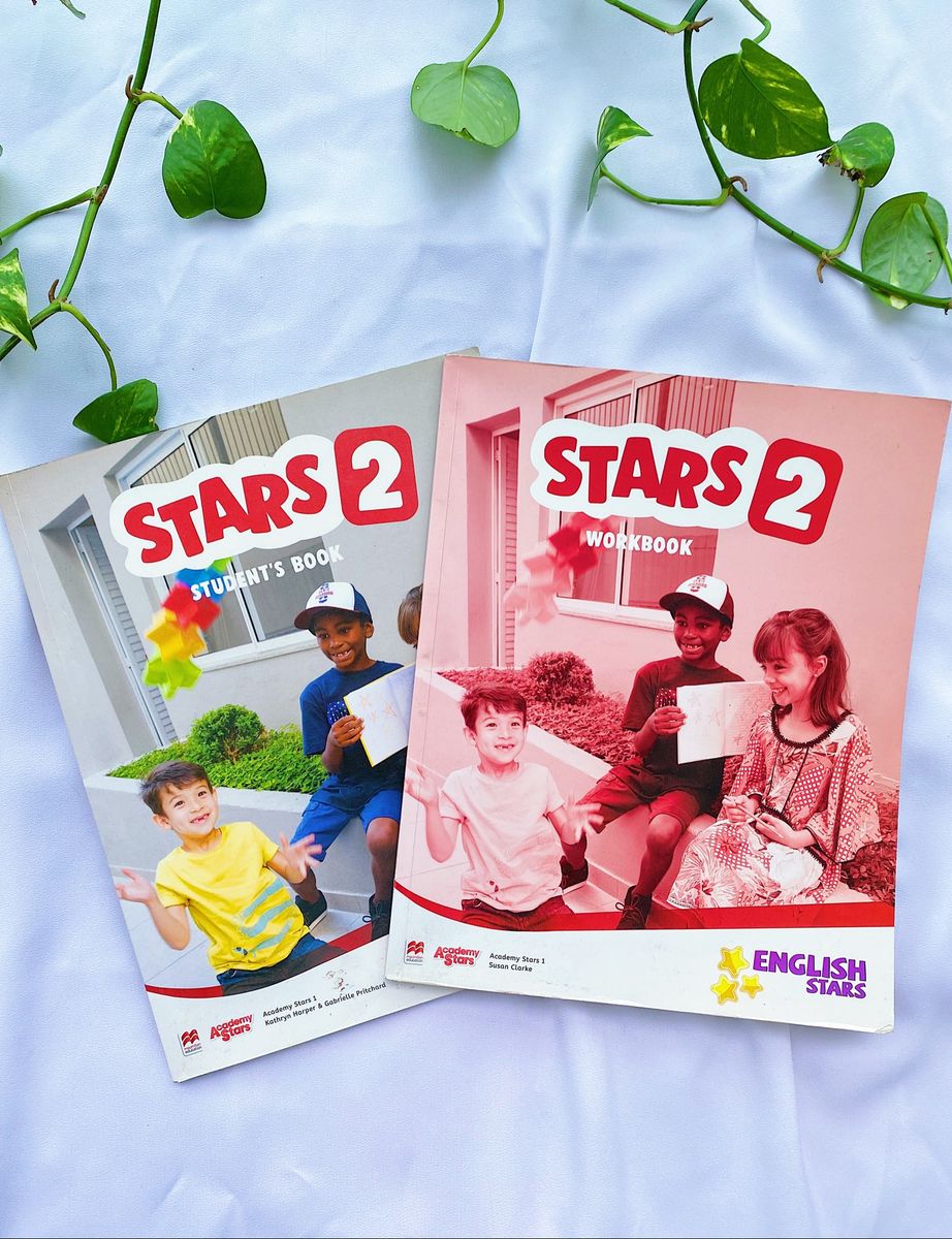 Livros de Inglês English Stars 2 | Livro English Stars Nunca Usado ...