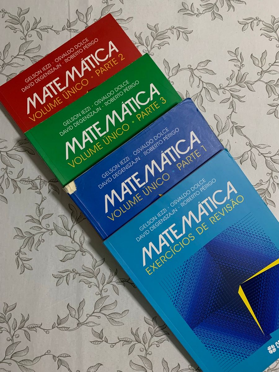 Livros de Matemática Volume Único | Livro Editora Atual Usado 115519927 ...