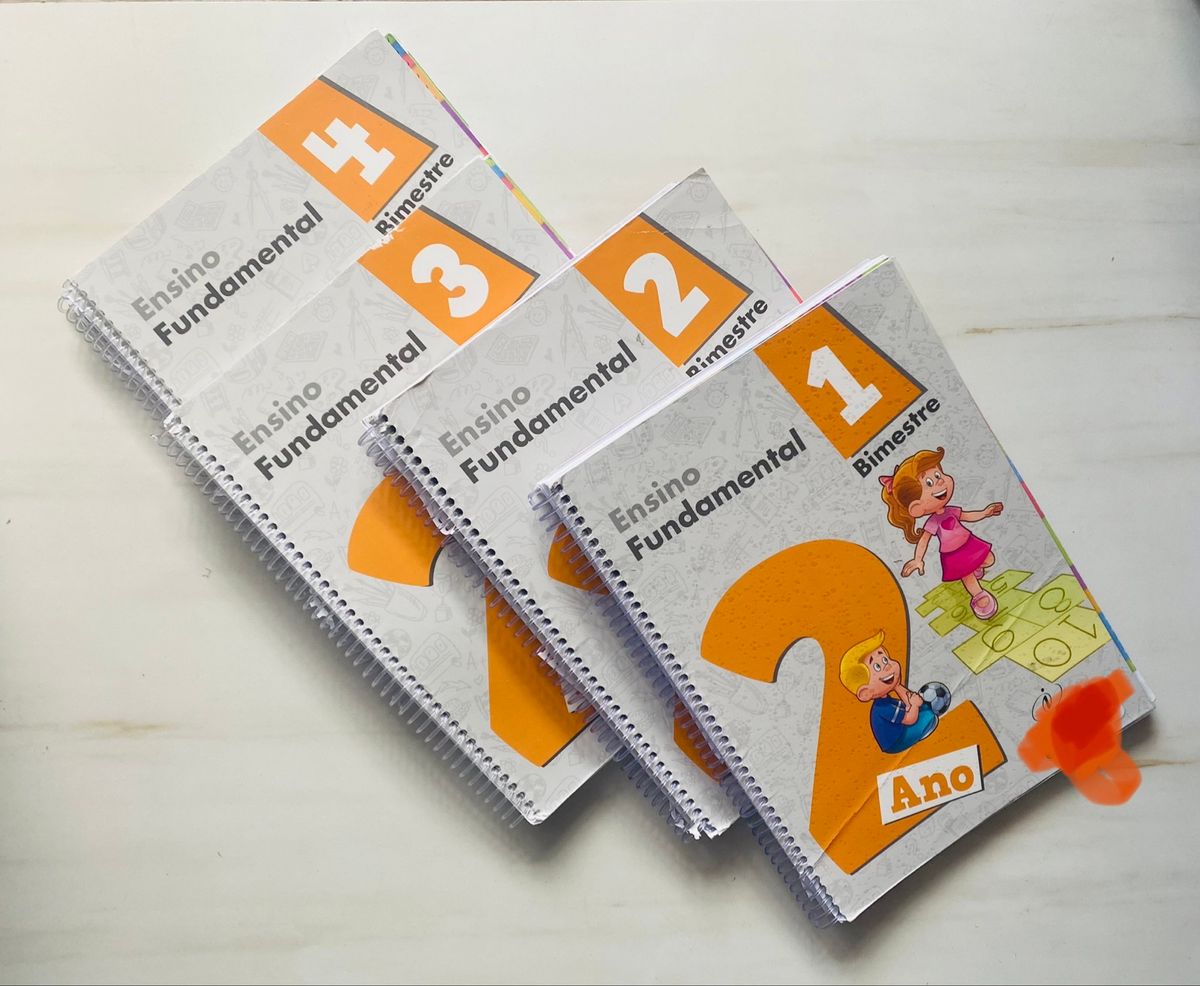 Livros Didáticos Bimestrais 2 Ano Fundamental | Item Infantil Usado ...