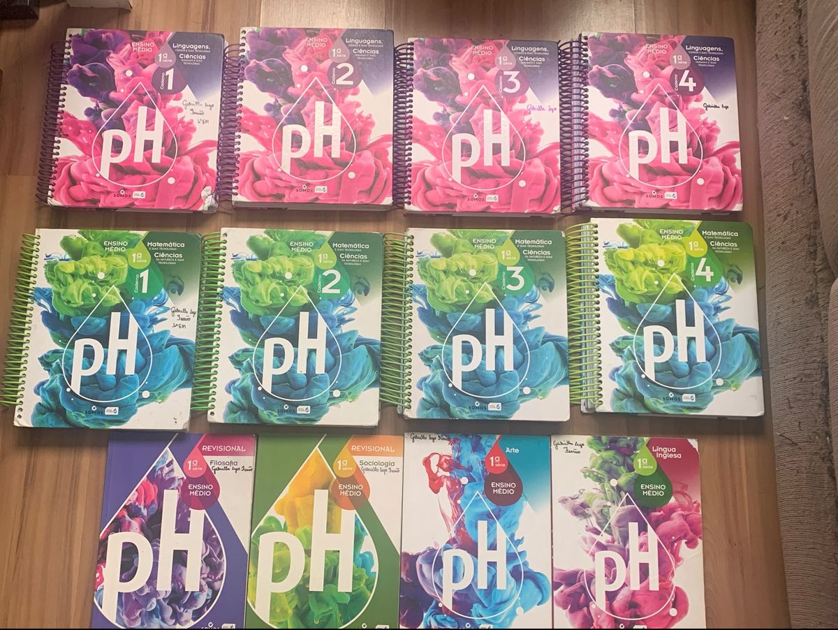 Livros Didáticos - Sistema de Ensino Ph - 1ª Série | Livro Sistema De Ensino Ph Usado 81650160 ...