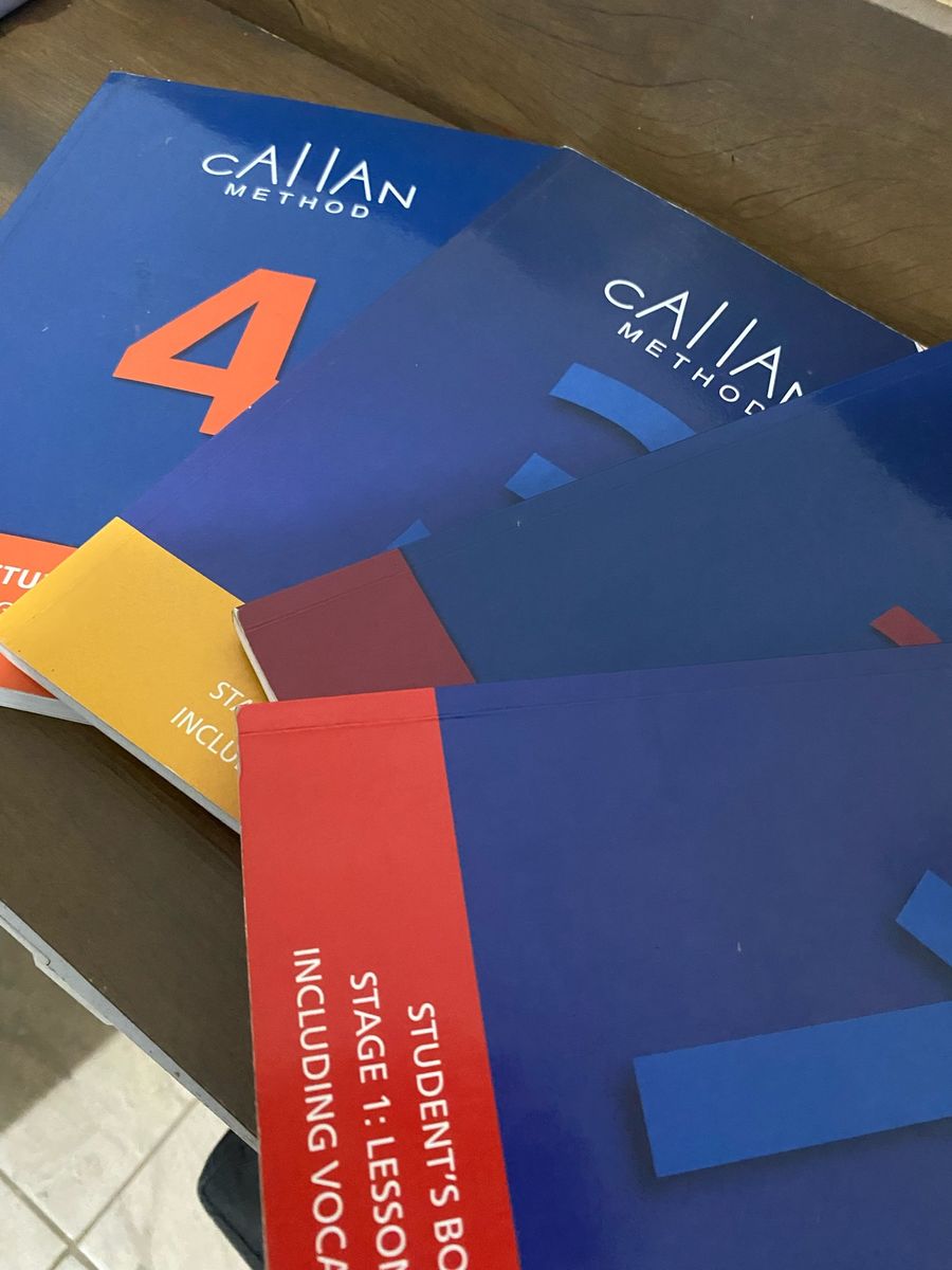 Livros do 1 Ao 4 Callan Method | Livro Callan Usado 105847489 | enjoei