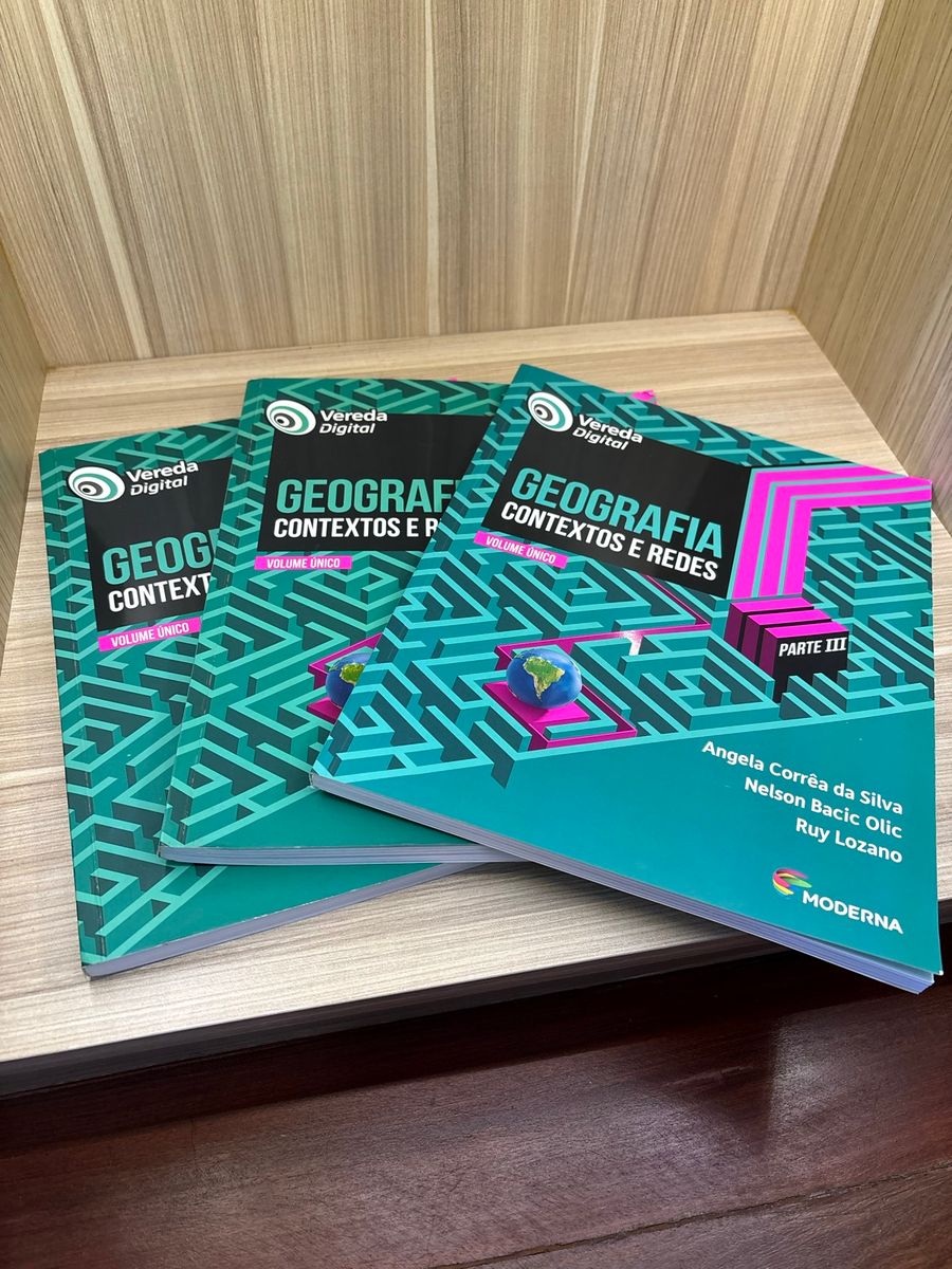 Livros Geografia Moderna Vereda Digital | Livro Moderna Usado 120814368 ...