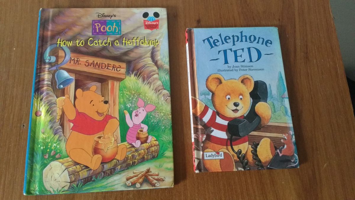 Livros Infantis do Pooh e Ted | Livro Disney E Ladybird Usado 85218705 ...