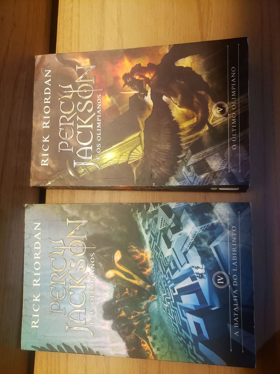 Livros Percy Jackson Nova Coleção- Volumes 4 e 5 | Livro Rick Riordan ... Livros Percy Jackson Nova Coleção- Volumes 4 e 5 | Livro Rick Riordan ...