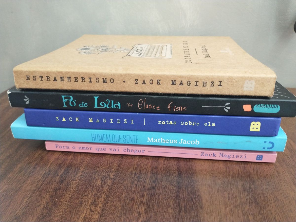 Livros Textos e Poesia - Zack Magiezi, Matheus Jacob, Clarice Freire ...