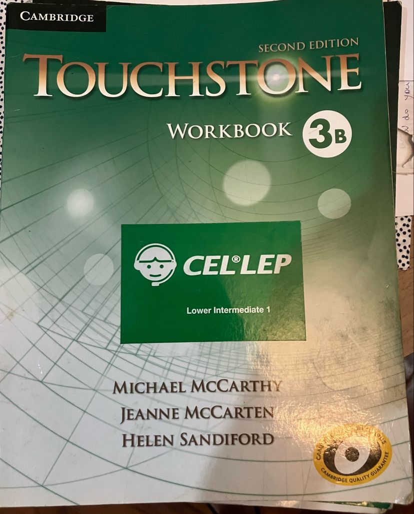 Livros Touchstone 3b - Material Didático Cultura Inglesa | Livro Cambridge Usado 81235709 | enjoei