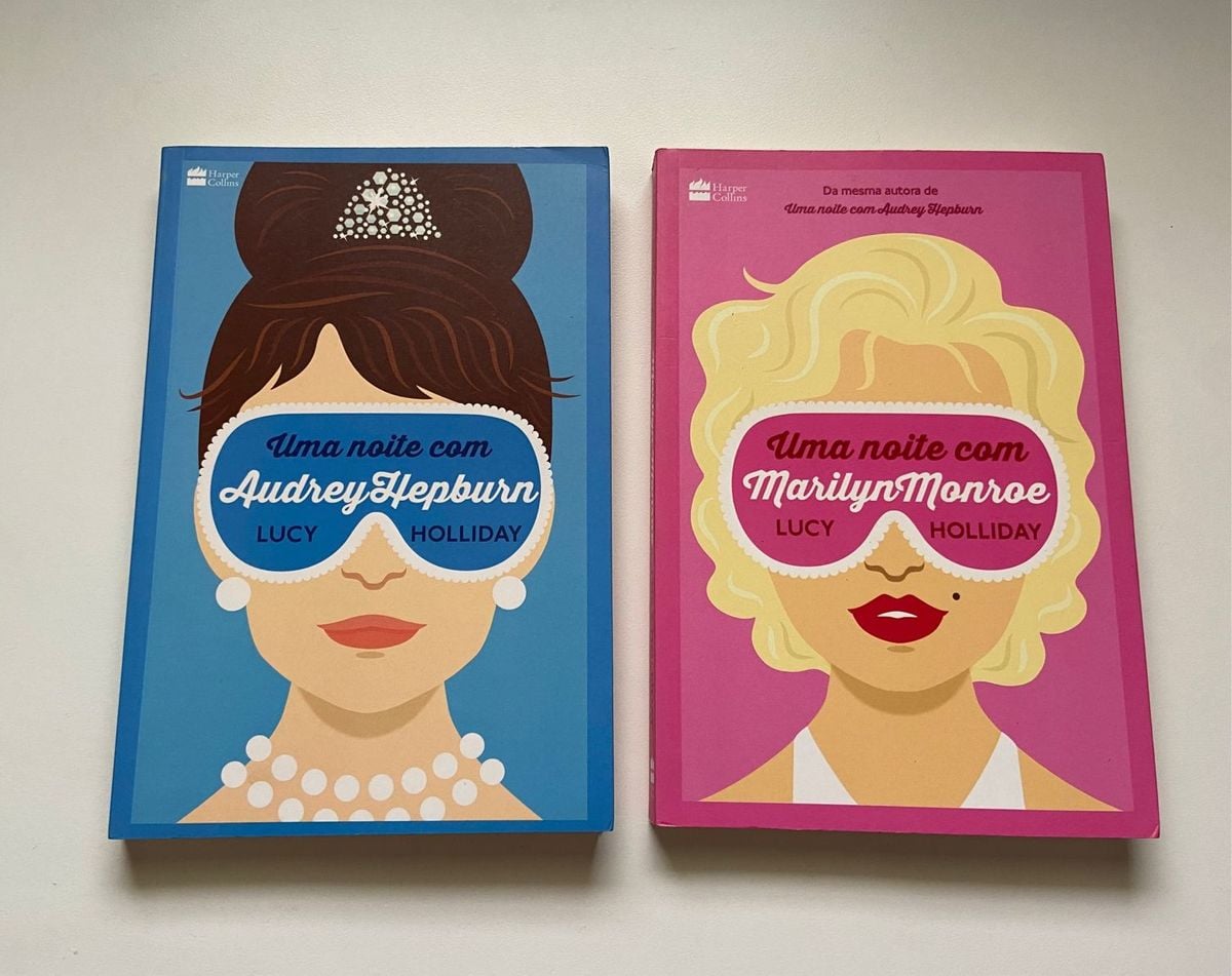 Livros Uma Noite com Audrey Hepburn e Uma Noite com Marilyn Monroe ...