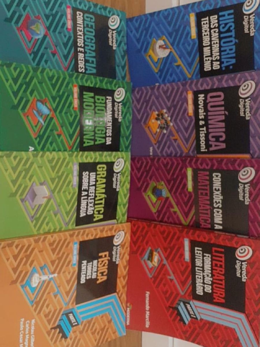 Livros Vereda Digital Editora Moderna Primeiro Ano | Livro Moderna ...