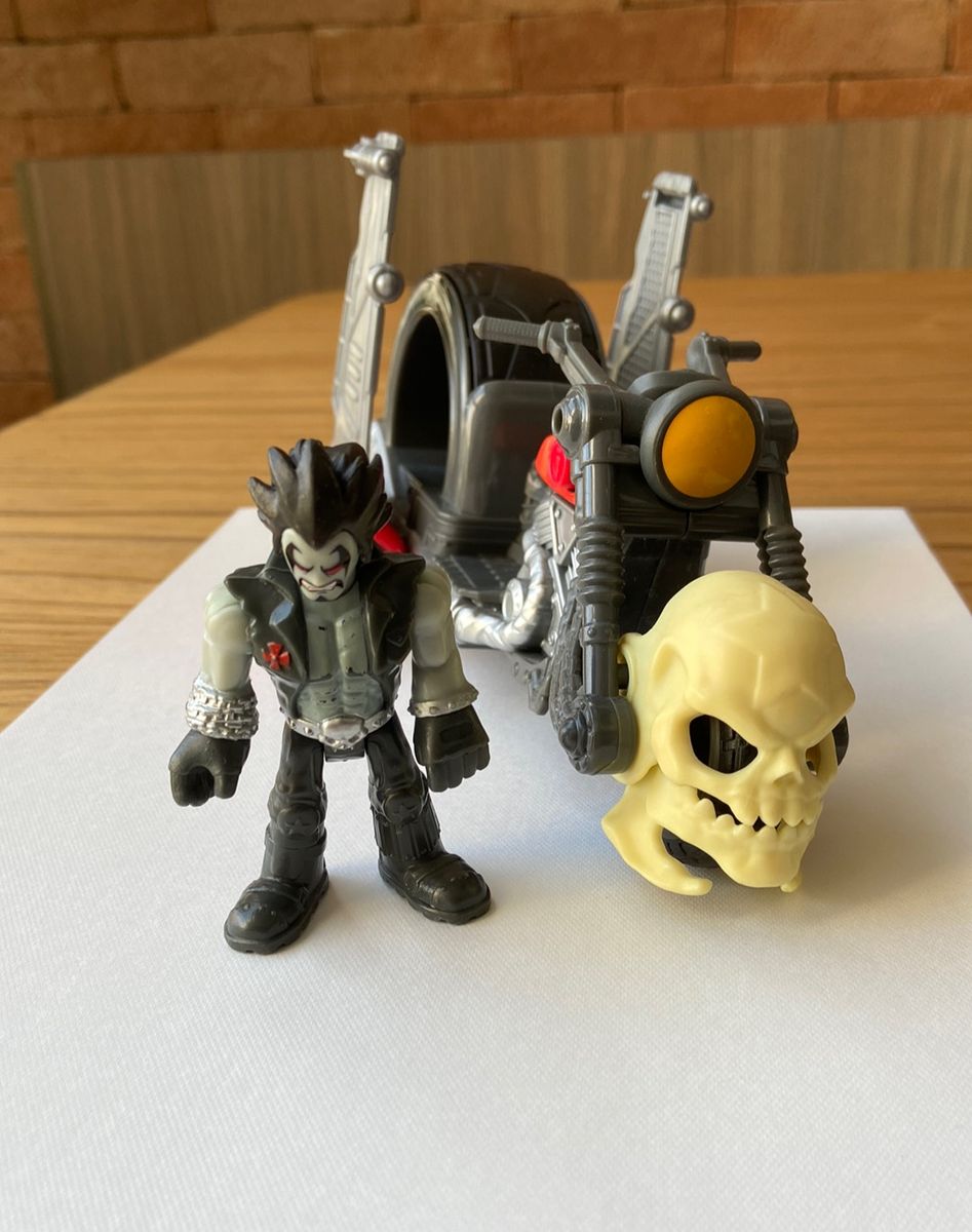 Lobo Imaginext Dc com Moto | Brinquedo para Bebês Imaginext Usado ...