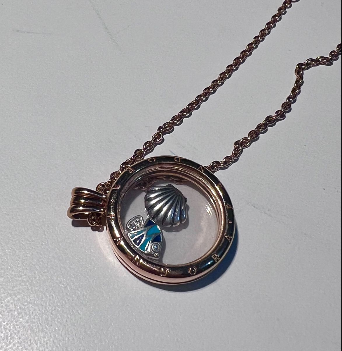 Locket Pandora Original Rose Gold, com Certificado | Jóia Feminina ...