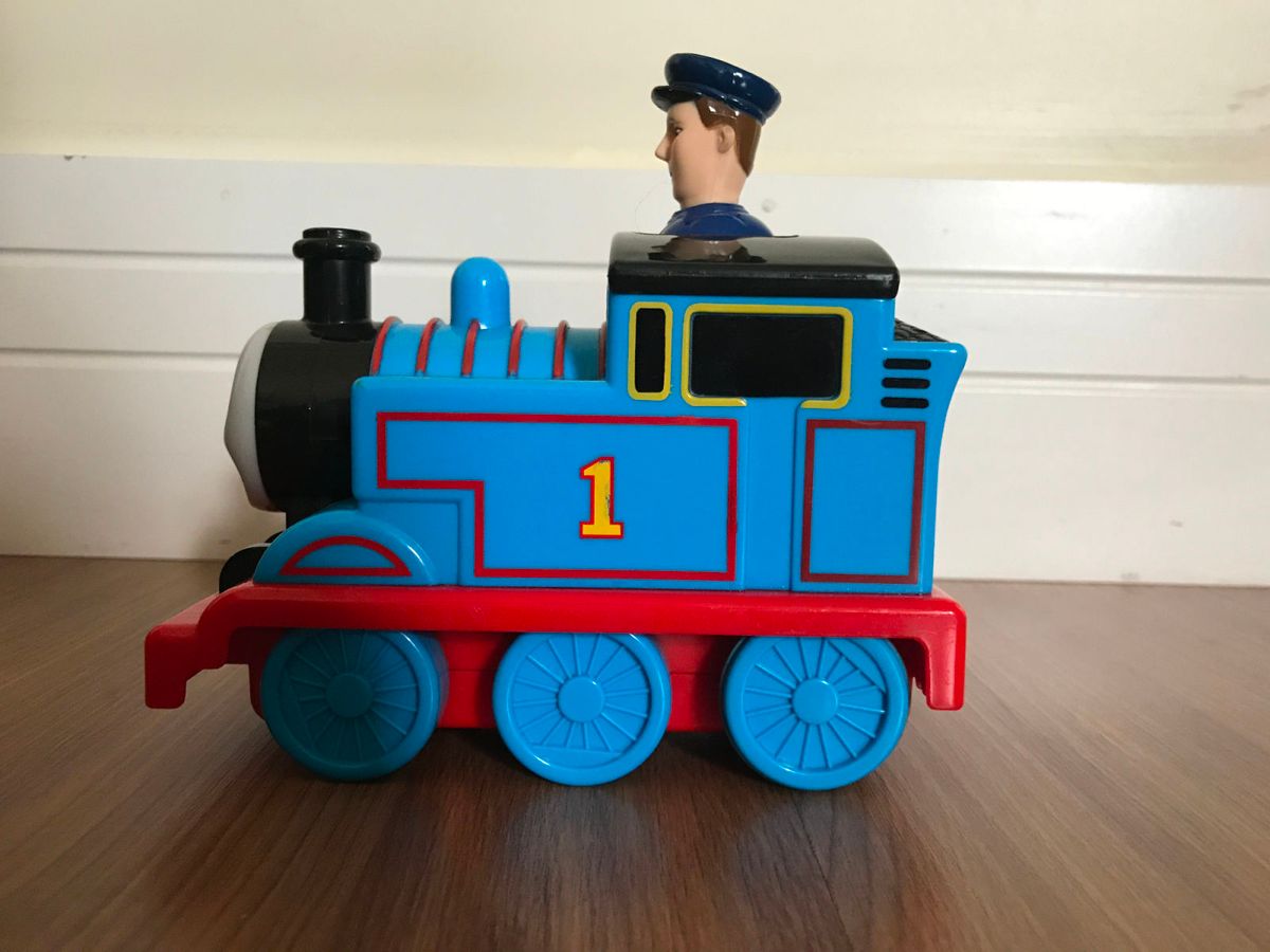 Locomotiva Thomas e Amigos Aperte e Ande James (mattel) | Brinquedo ...