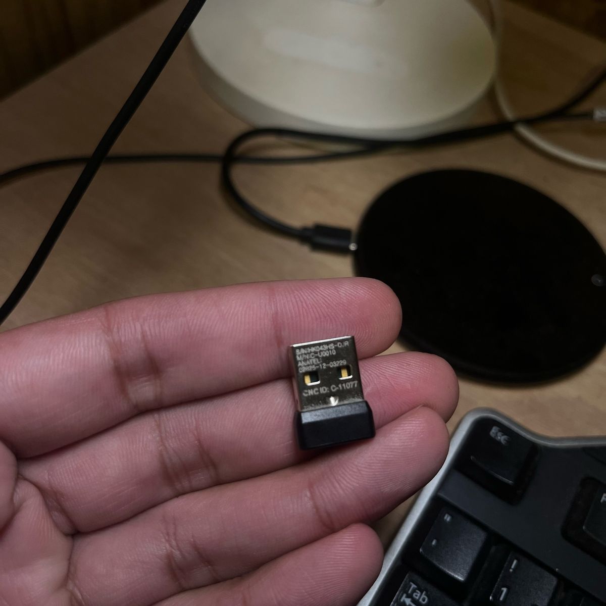 Logitech Dongle Usb Nano Pc Receiver 4418a Cu0010 C-11077 | Mouse p ...